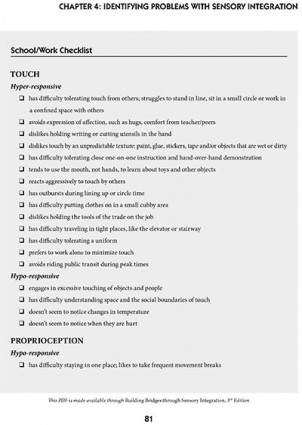 Building Bridges Forms and Exercises - Sensory World