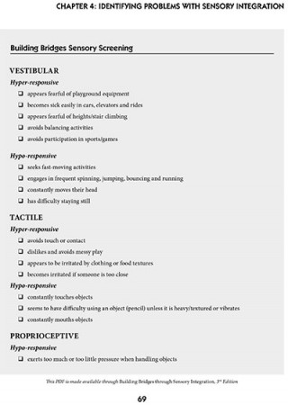 Building Bridges Forms and Exercises - Sensory World